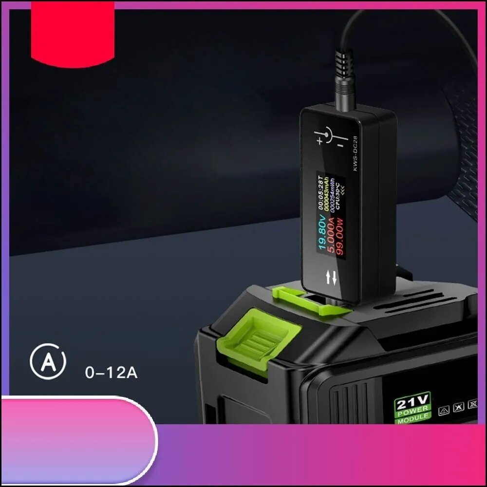 OZ-OREA KWS-DC28 Измеритель напряжения и тока, Измеритель мощности с Цифровым дисплеем, Тестер постоянного тока