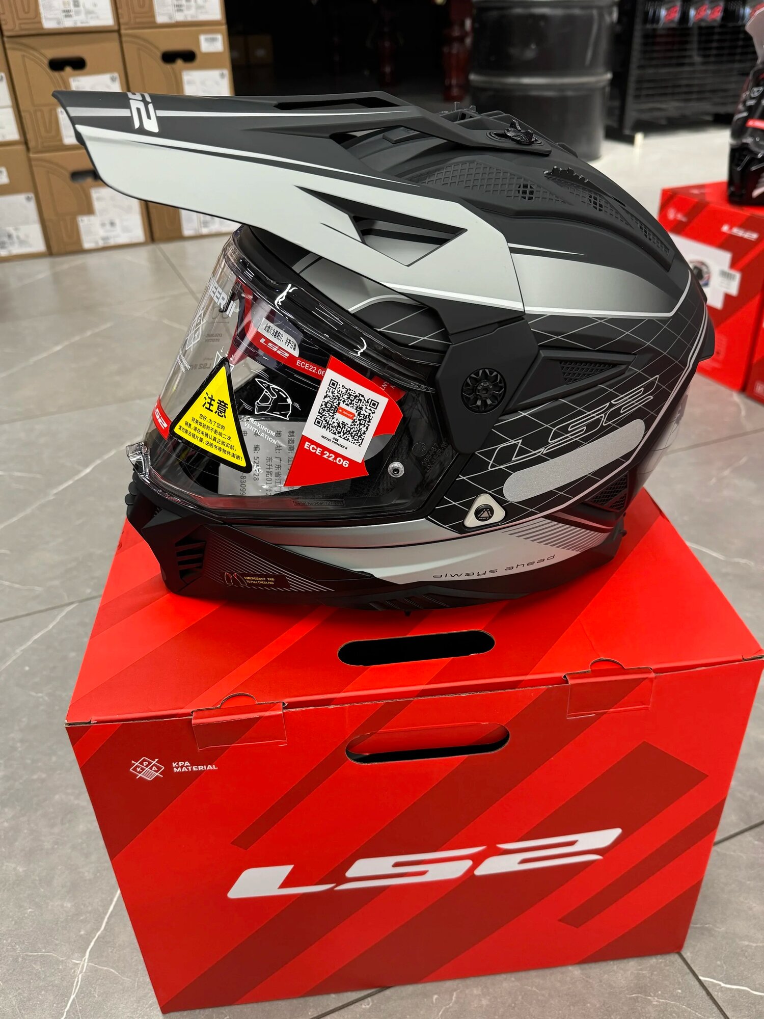 LS2 MX702 PIONEER II Adventure Шлемы LS2 Мотоциклетный шлем с козырьком ECE Off Road Capacete Moto