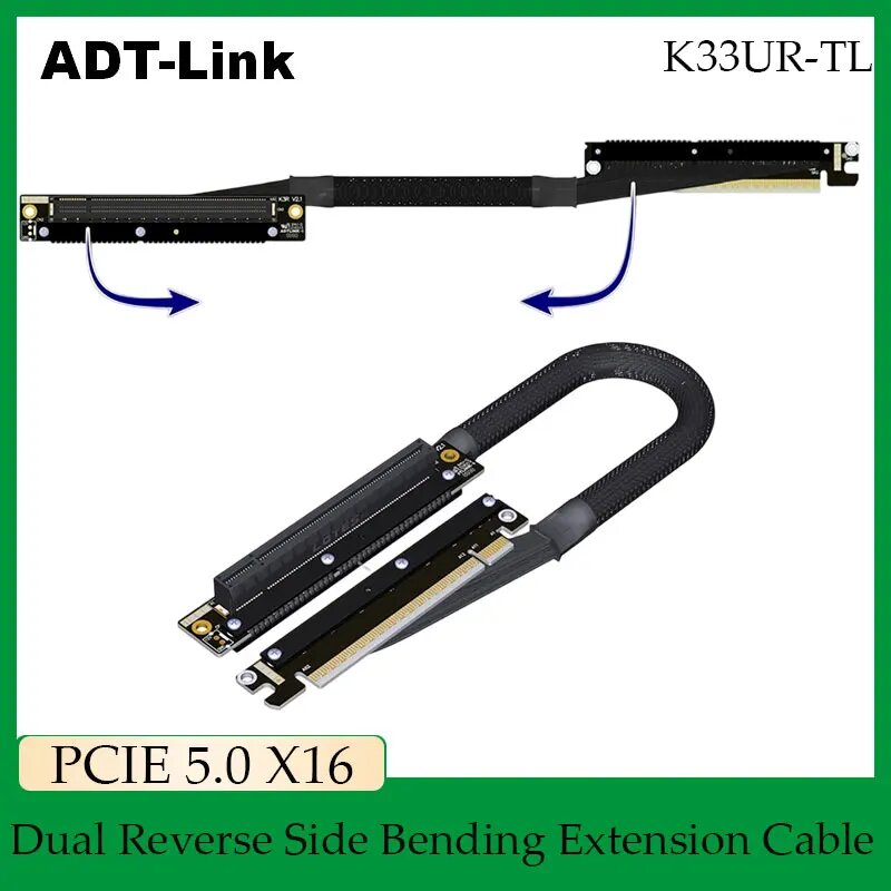 ADT-Link K33UR-TL, PCI-E 5.0 X16, 0.4m