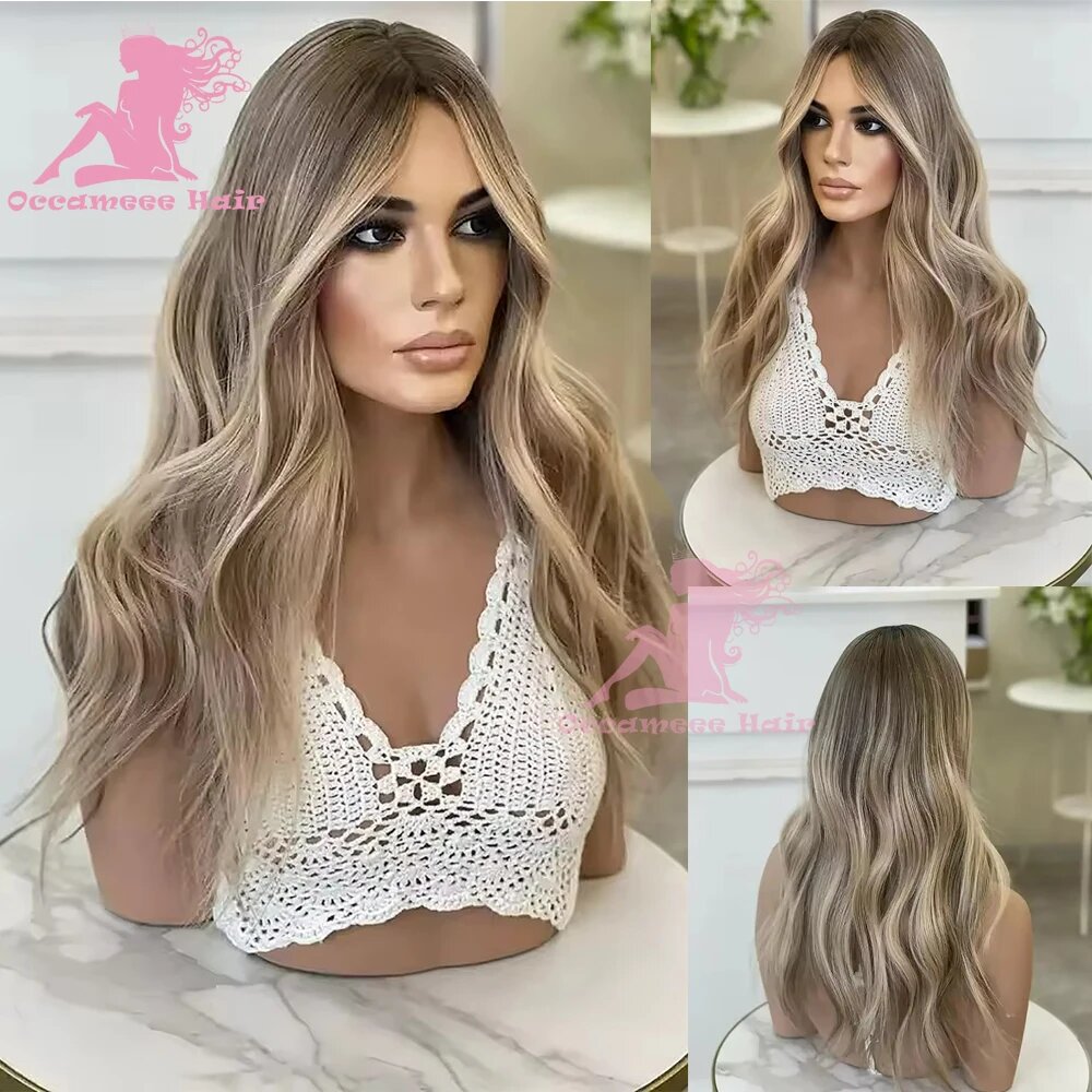 Парик из натуральных волос, 20 дюймов, 150%, 13x6 frontal wig