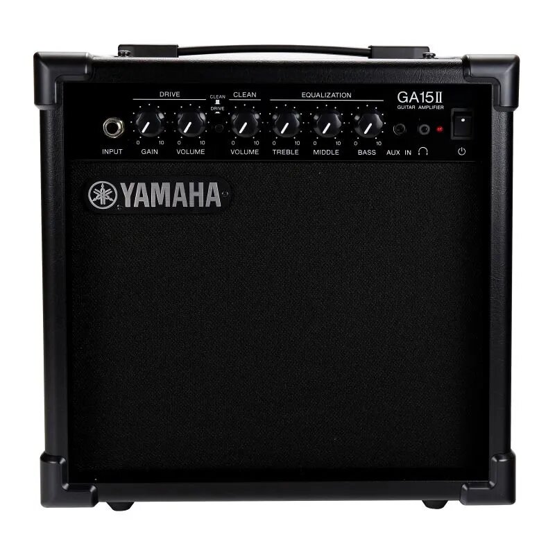 Гитарный комбоусилитель Yamaha GA15II для электрогитары, портативный, черный матовый, Индонезия, GA15II[Искажение/Портативный] — фото 1
