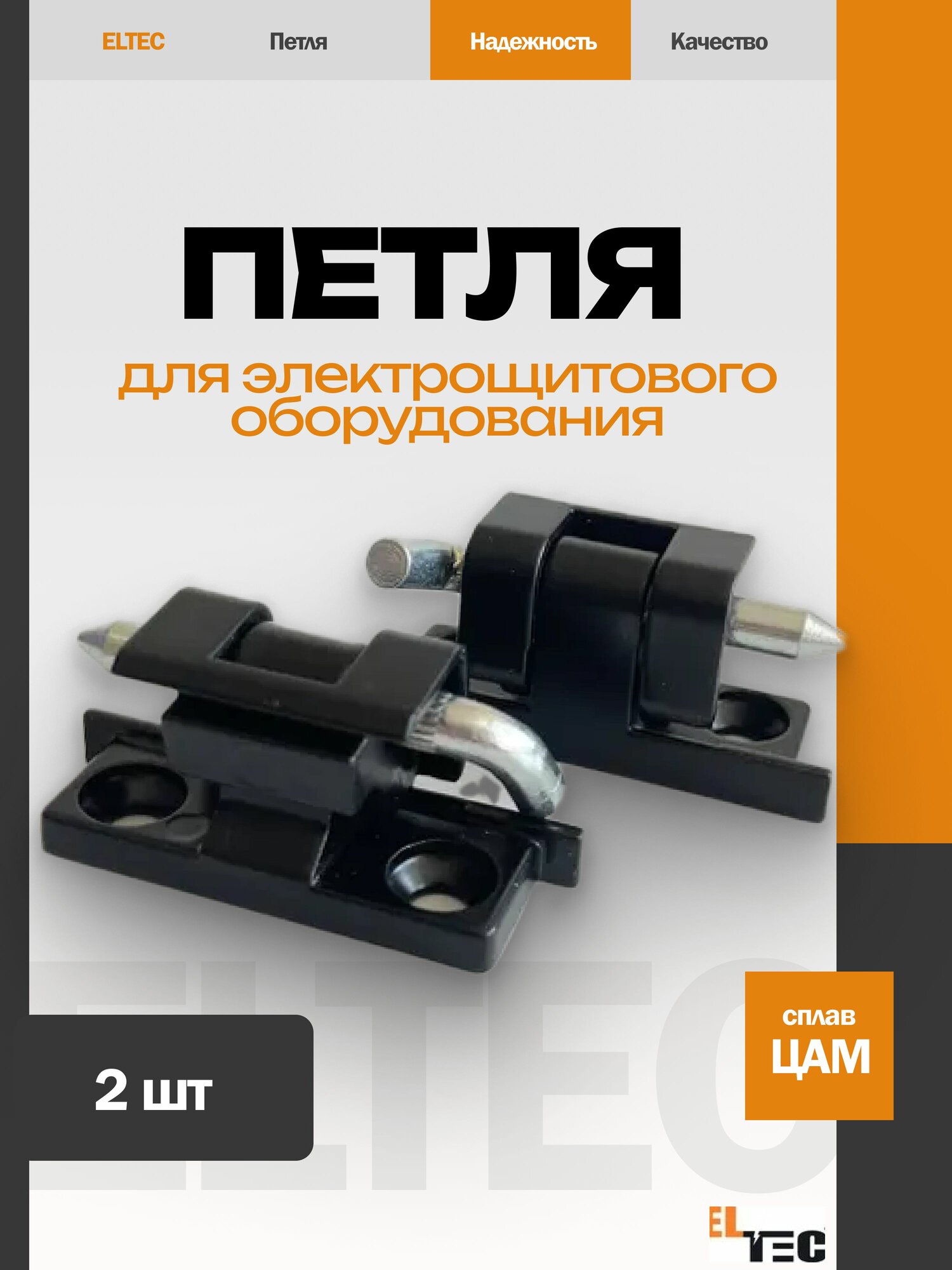Петля для электрощитового оборудования -2 шт ELTEC