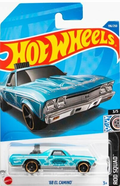 Hot Wheels 2023L, Литая модель автомобиля 1:64(196-68 Шевроле Камаро)