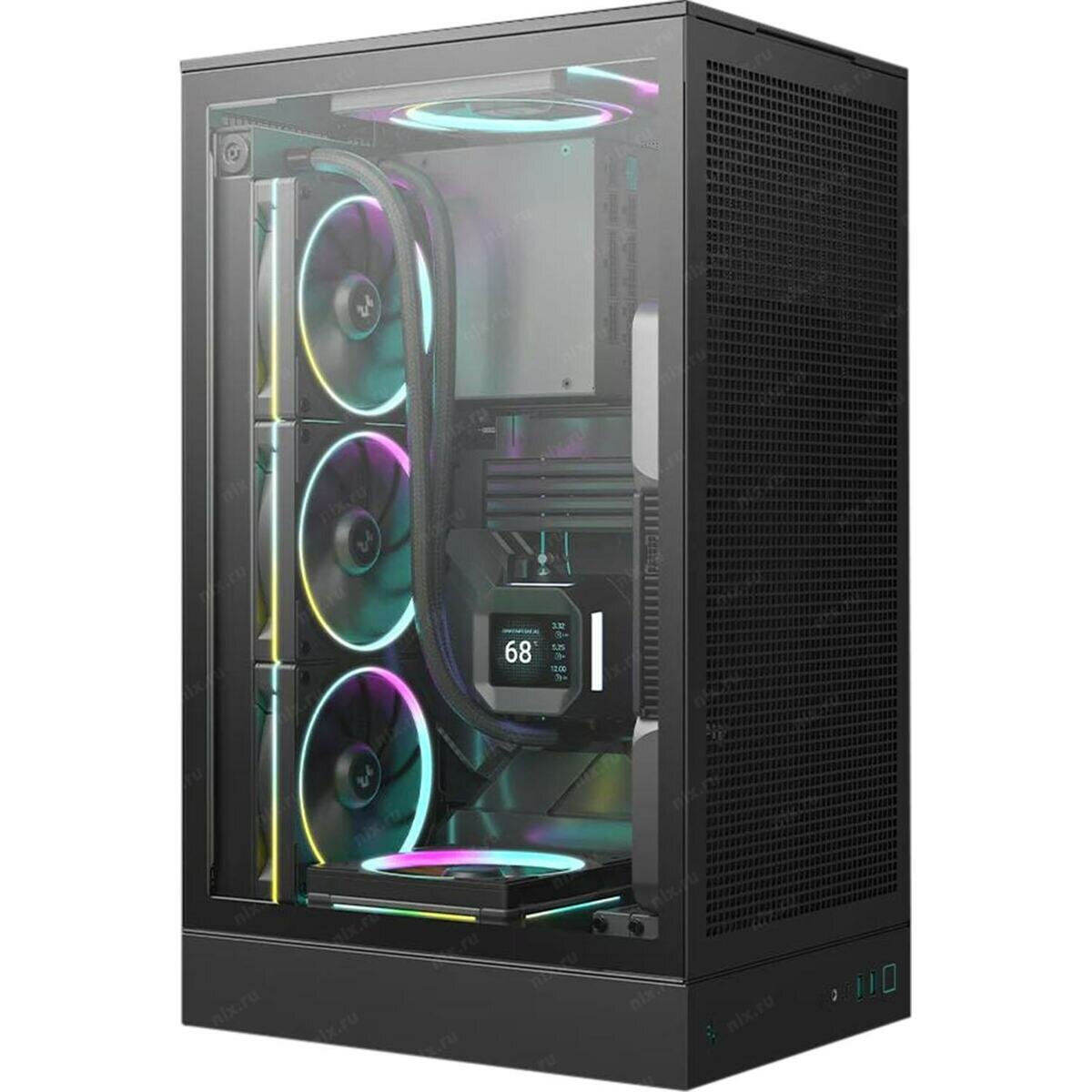 Minitower Deepcool CH270 R-CH270-BKNGM0-G-1 Black MicroATX без БП — фото 1