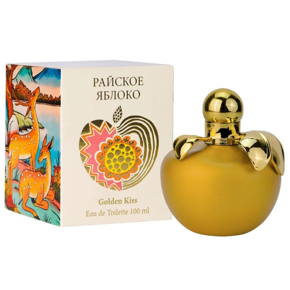 Туалетная вода Today Parfum Райское Яблоко GOLDEN KISS 100ml (аромат J 'adore) для женщин