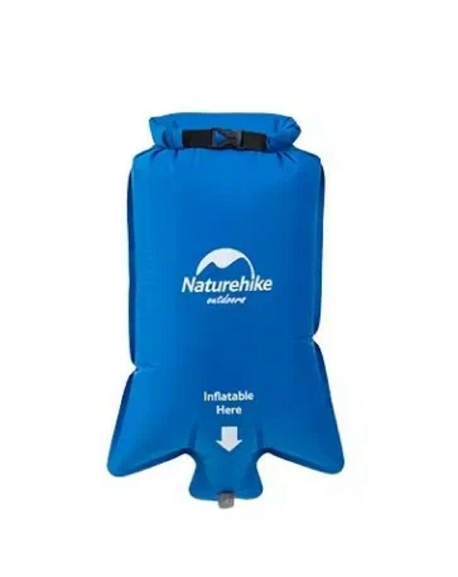 Гермомешок Naturehike NH19Z032-P, для надувания коврика, синий, 70x35 см