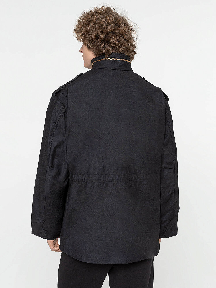 Куртка ALPHA INDUSTRIES M-65 Field Coat Jacket, размер 2XL, черный 2 — фото 1