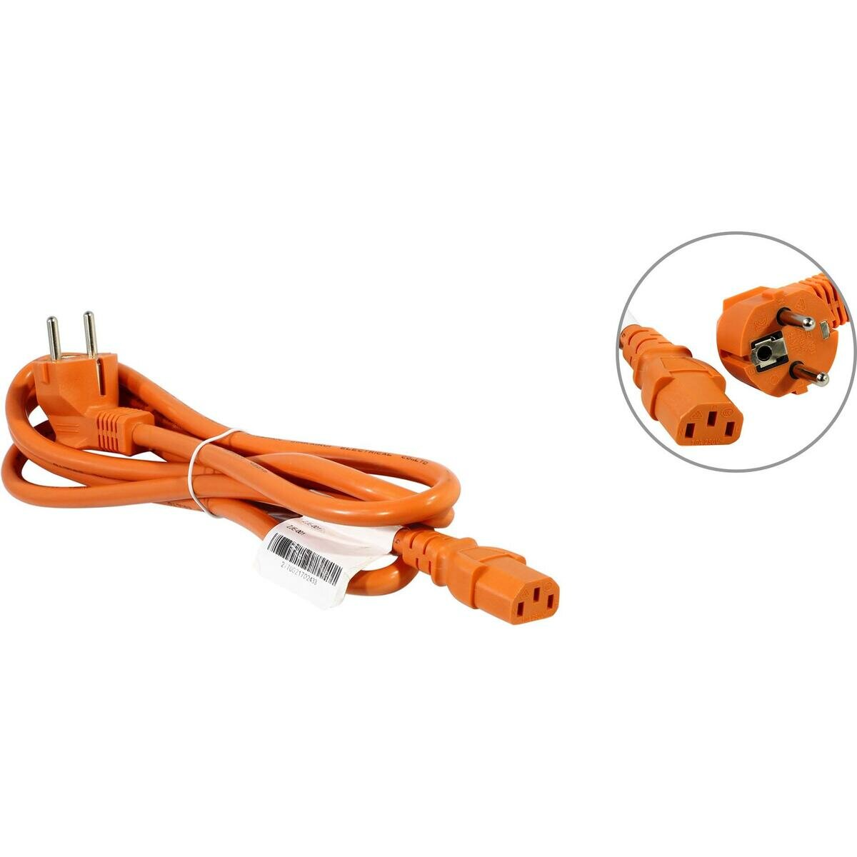 Кабель компьютер - розетка 220V 2м Европейский стандар