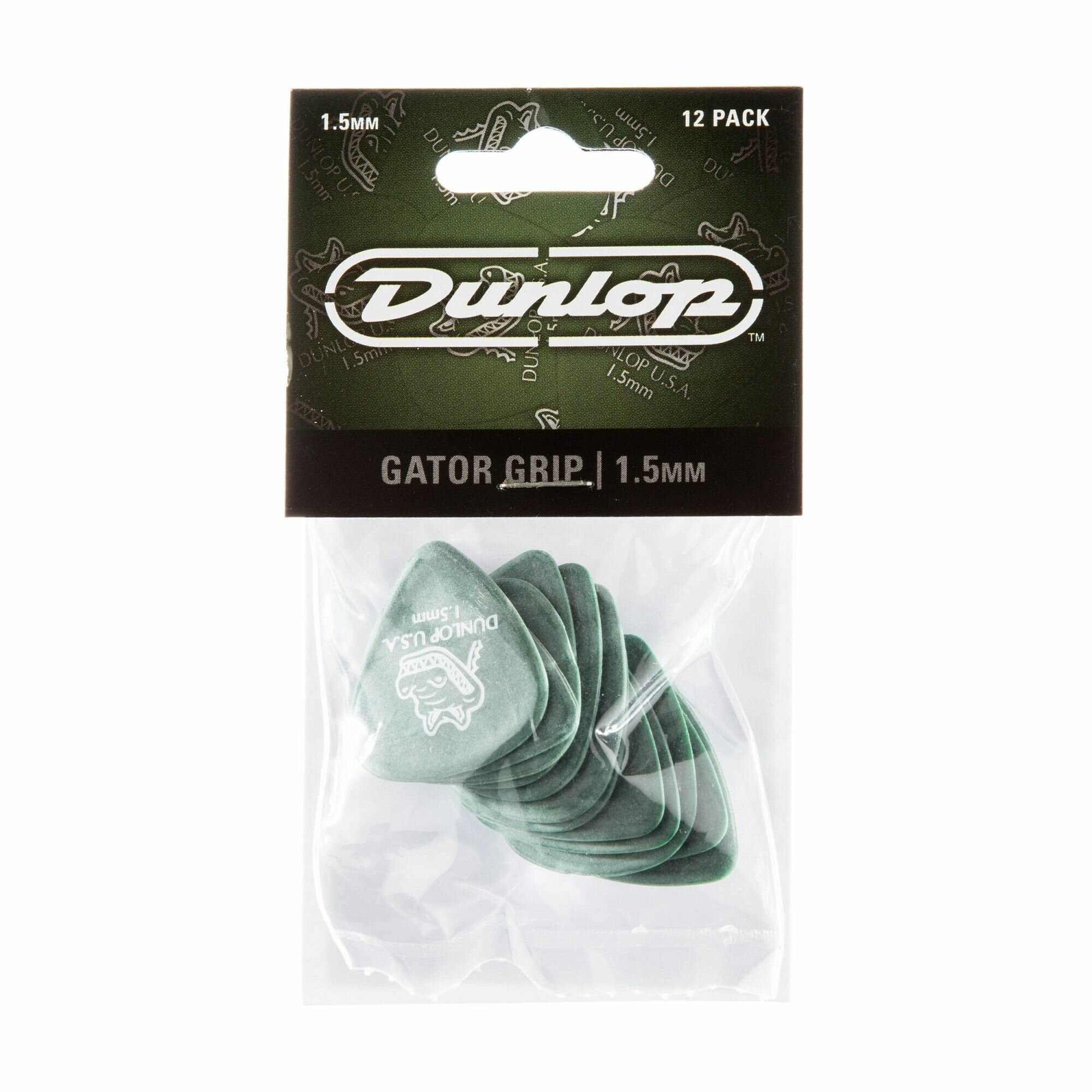 1.5 mm Dunlop 417P1.50 Gator Grip набор медиаторов 12шт