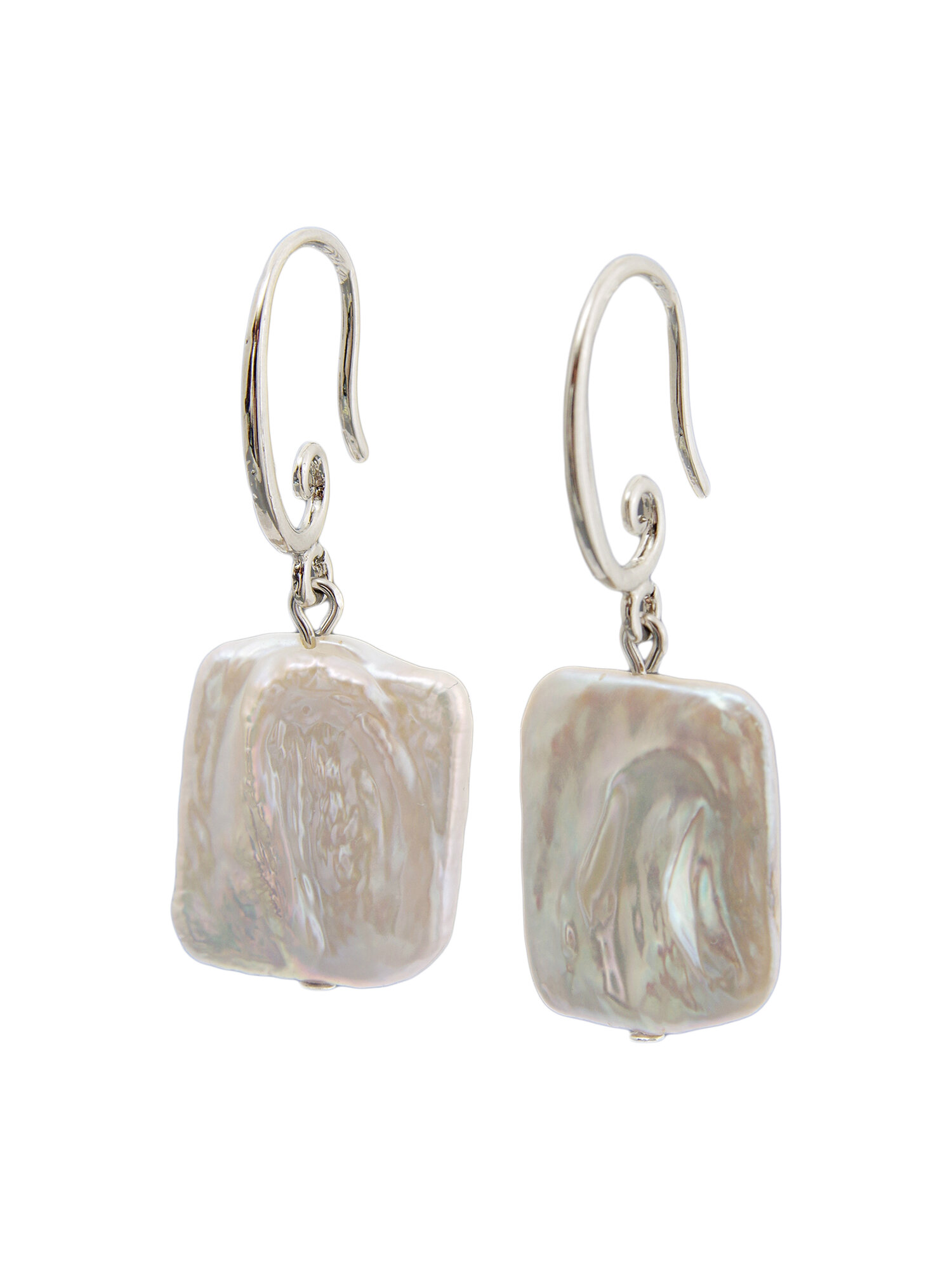 Серьги с подвесками, жемчуг культивированный