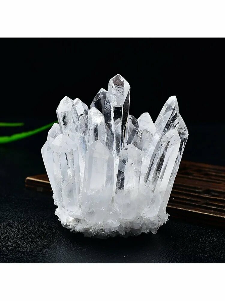 Xiaomi YouPin Друза натуральный камень горный хрусталь. Оберег декоративный для интерьера. Жеода минерала кварц.