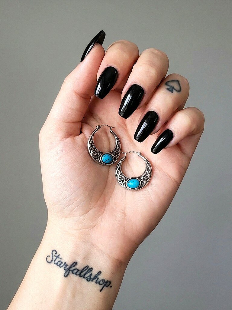 Серьги конго, славянский оберег, искусственный камень