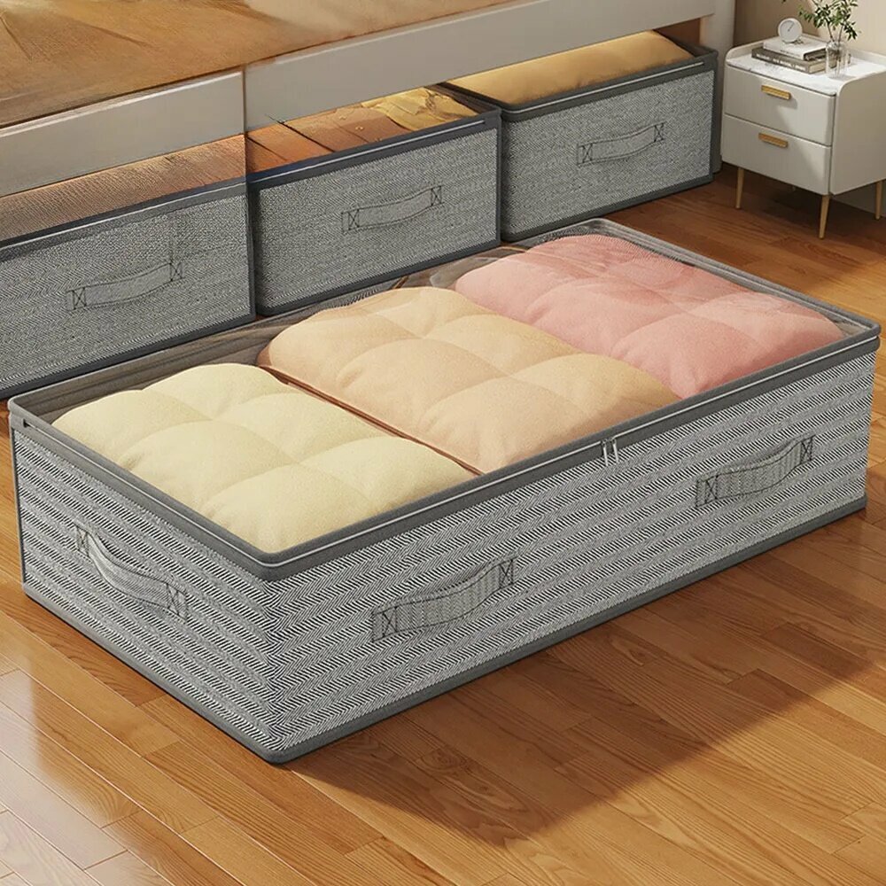 Lanwzho Кофр для хранения вещей, 100 см х 50 см х 18 см , 1 шт