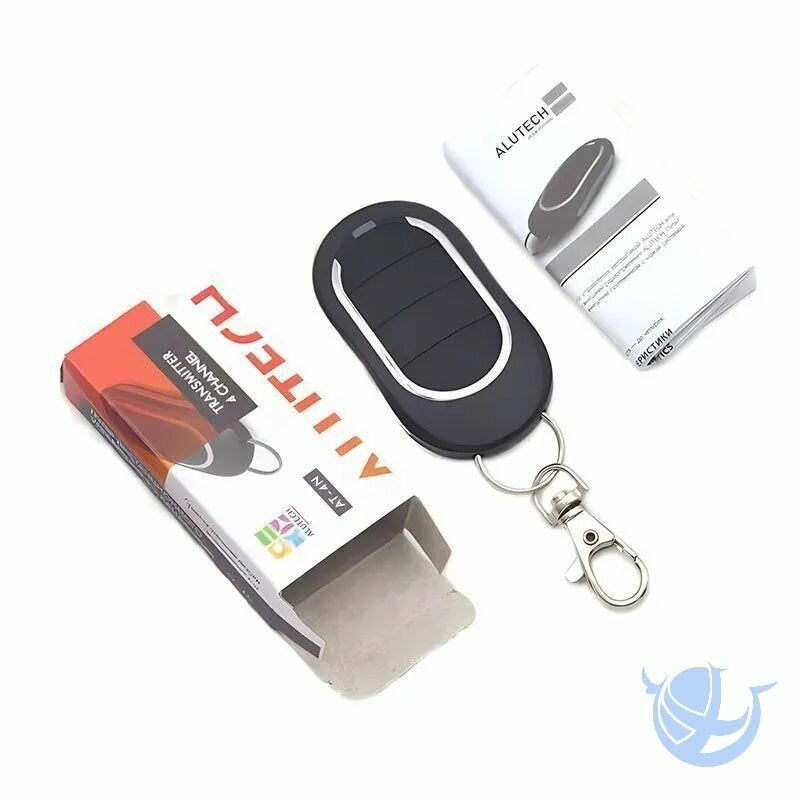 Автоматический открыватель ворот Alutech AT4N с премиум пультом, 4 кнопки, динамический код 433.92 МГц для гаража
