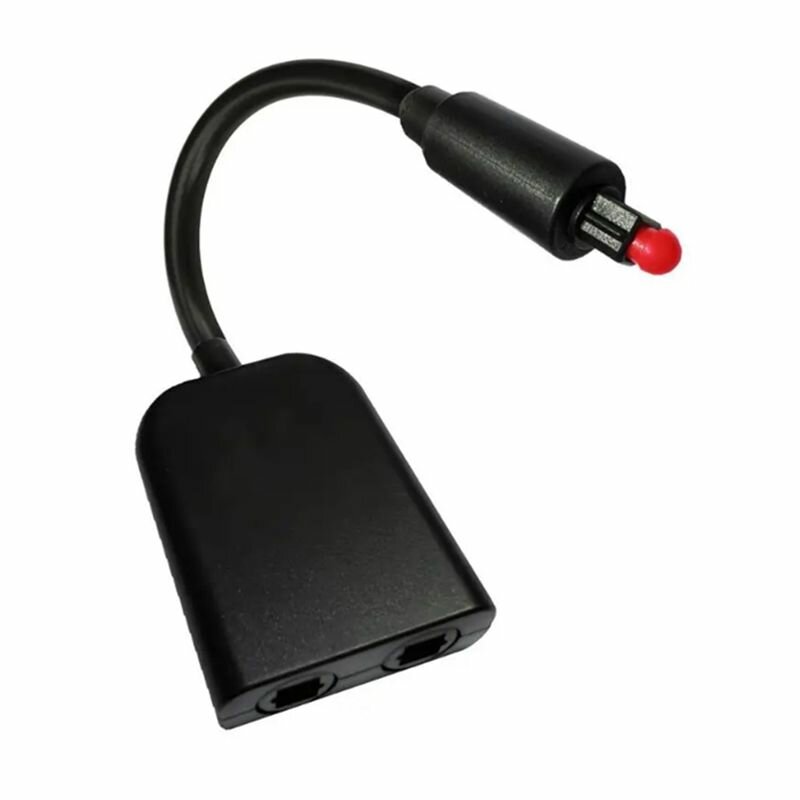 6жильный оптоволоконный преобразователь 2 в 1 выход аудио оптоволоконный кабель