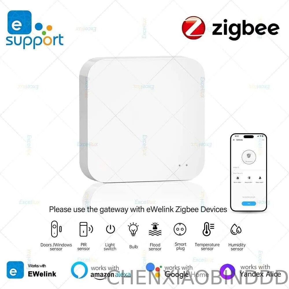 Умный беспроводной шлюз zigbee, eWeLink хаб zigbee3.0, подключается через USB