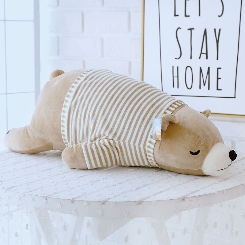 Длинная подушка Pa Pa Pa Bear, плюшевая игрушка, кукла белого медведя, девушка, ленивый человек, обнимает, спящая кукла, кукла, подушка