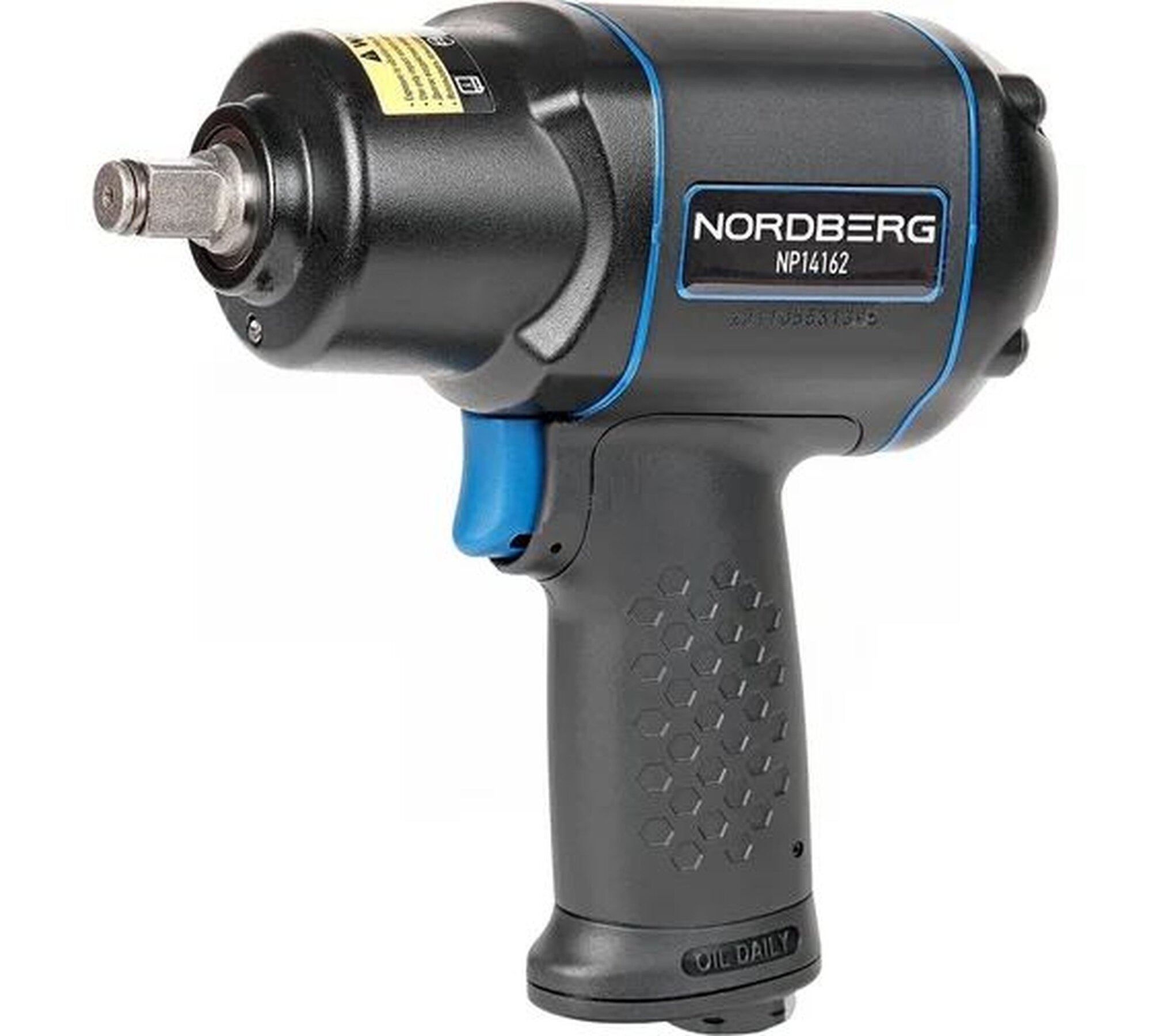Пневмогайковерт Nordberg NP14162, 1/2" , 1620 Н/м, ударный, профессиональный