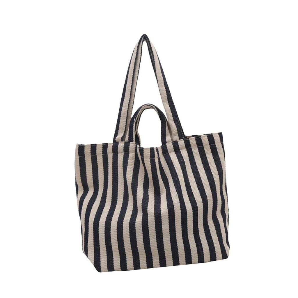 Женская повседневная полосатая сумка через плечо, Синий