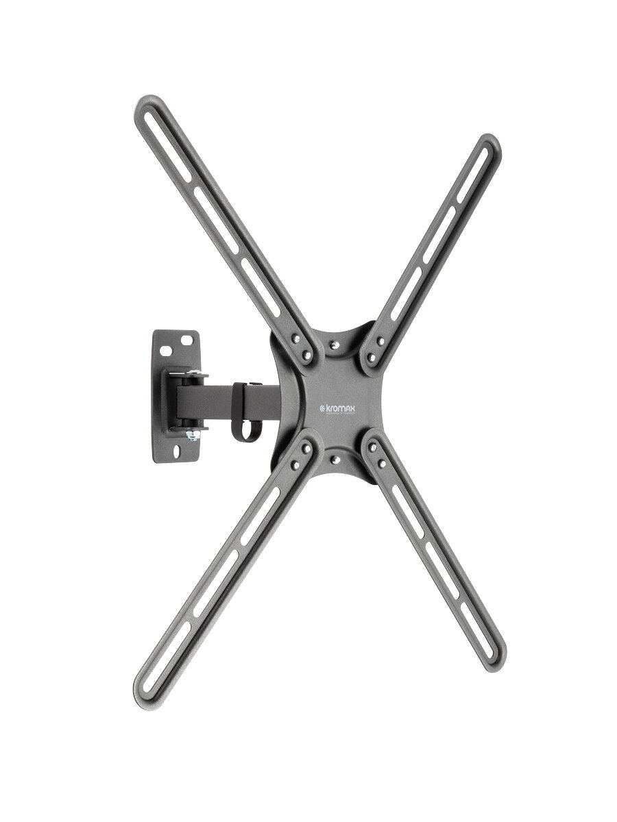 Кронштейн для телевизора настенный наклонно-поворотный, 22-65", 30 кг - KROMAX CORBEL-6
