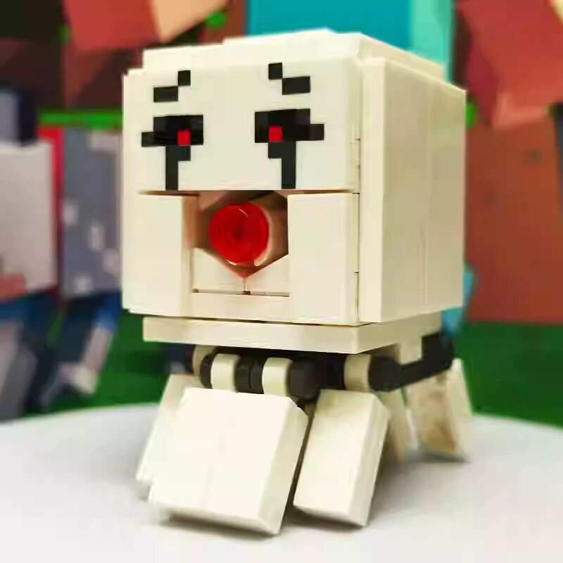 Minecraft Гигантский Гаст с выстрелами изо рта 3D пазл-конструктор для детей