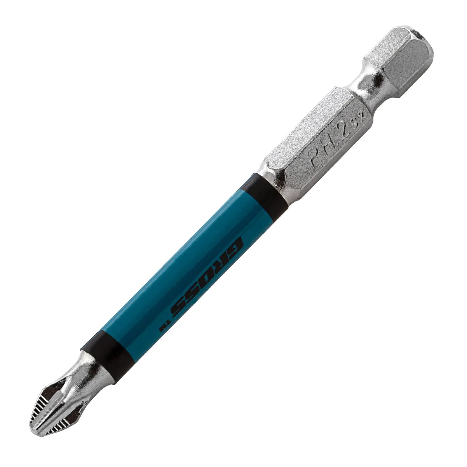Набор бит Gross 11262, сталь S2, односторонние, PH2, длина 70мм, 10шт