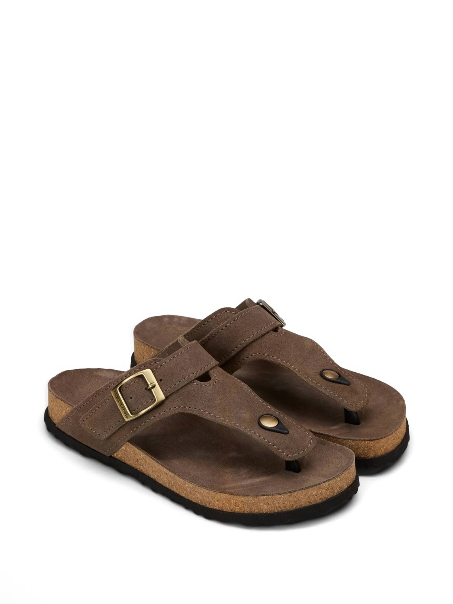 Босоножки Marc O'Polo Buckle suede sandals, размер 7 UK, brown — фото 1