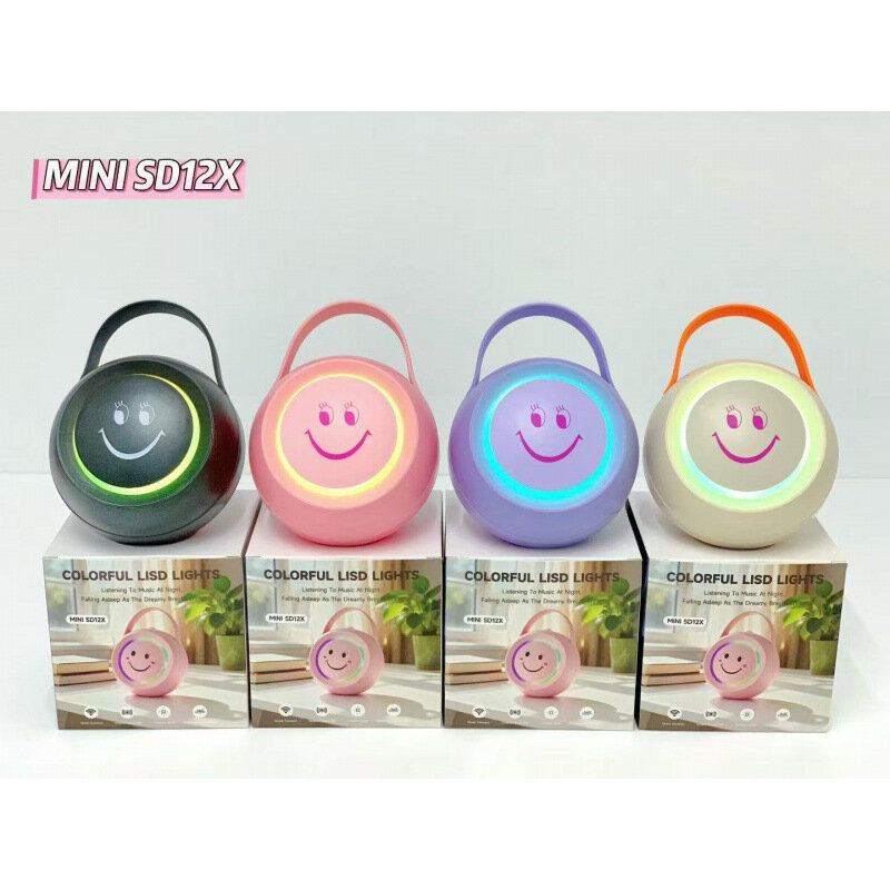 MINI-SD12X Высококачественный портативный мини-динамик, уличный LED Bluetooth-динамик, сабвуфер с большим объемом
