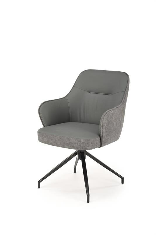 Halmar Стул кухонный Halmar K527 (серый/черный) Серый