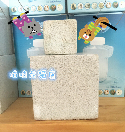 Натуральный вулканический камень для чистки зубов собак, 6x6x6 см квадратная форма, прочная и безопасная игрушка для
