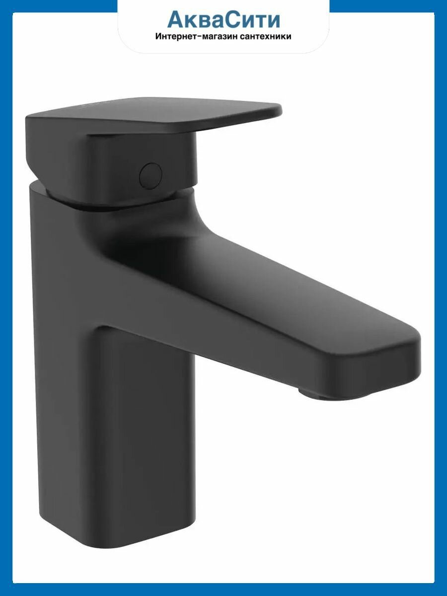 Смеситель для раковины Ideal Standard Ceraplan керамический картридж, черный матовый (BD222XG)