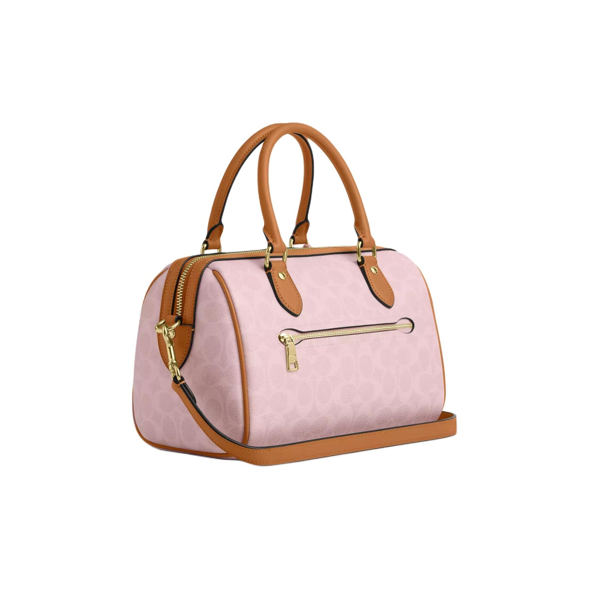 Сумка Coach Rowan, розовый, — фото 1