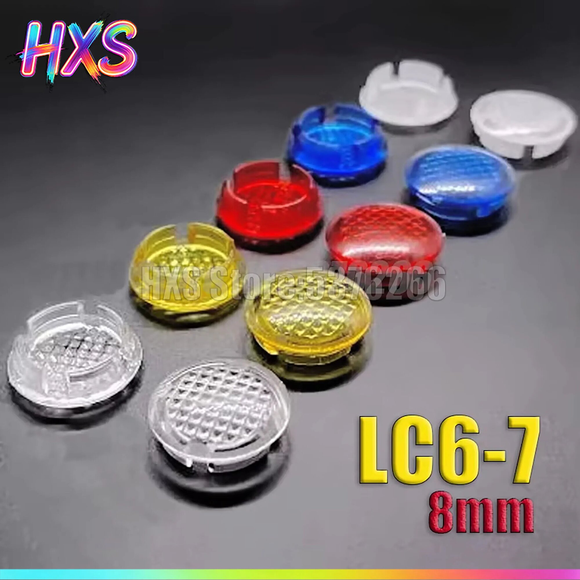 Красный световодный колпак LC6-7