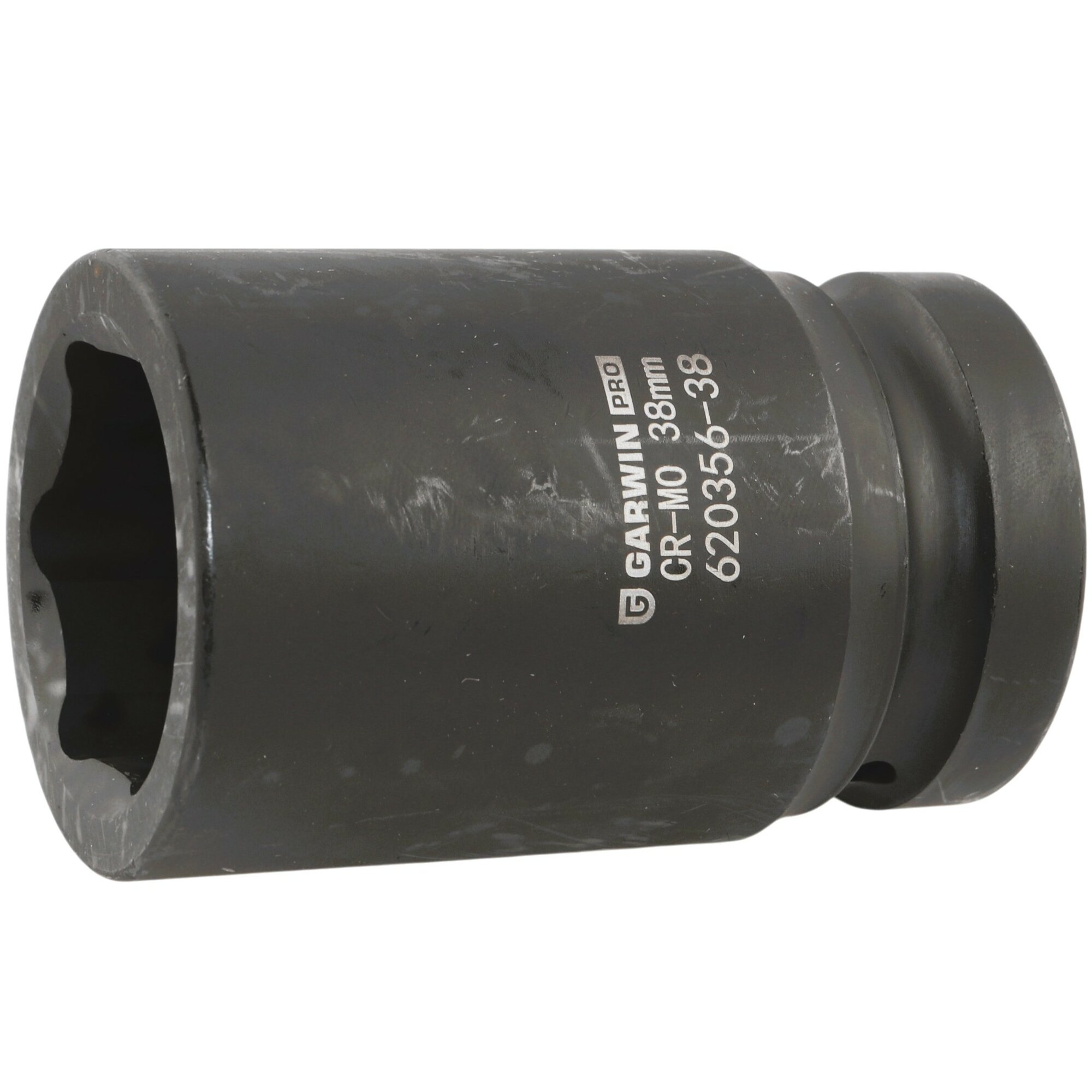 GARWIN PRO 620356-38 Головка, 1", 38 мм, торцевая, 6-гранная, ударная, глубокая