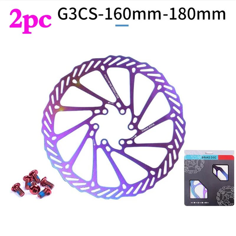 Дисковые роторы G3CS фиолетовые 160-180 мм (2шт)