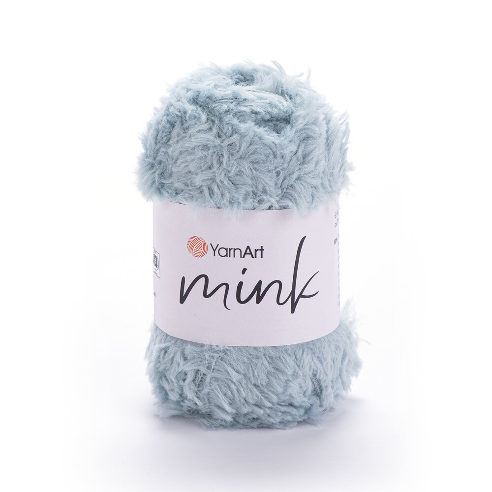 Пряжа для вязания YarnArt Mink 348 мята 50 гр/75 м 100% полиамид