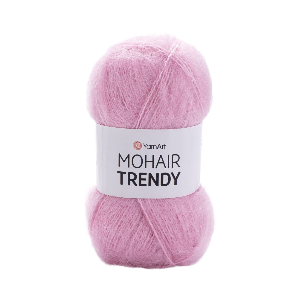 Пряжа для вязания YarnArt Mohair Trendy 127 нежно-розовый 100 гр/220 м 50% мохер, 50% акрил