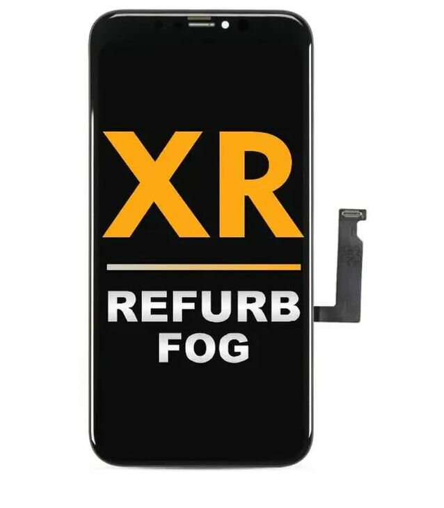 Дисплей для iPhone Xr + задняя металлическая рамка (FOG)