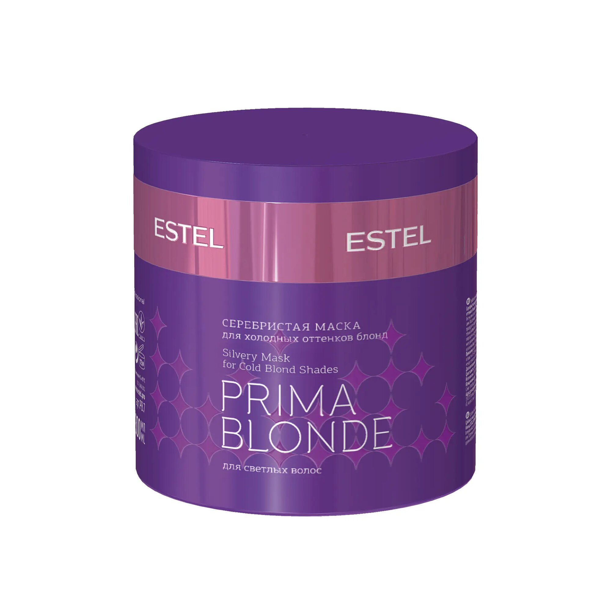 Маска ESTEL серебристая для холодных оттенков блонд Prima Blonde 300 мл