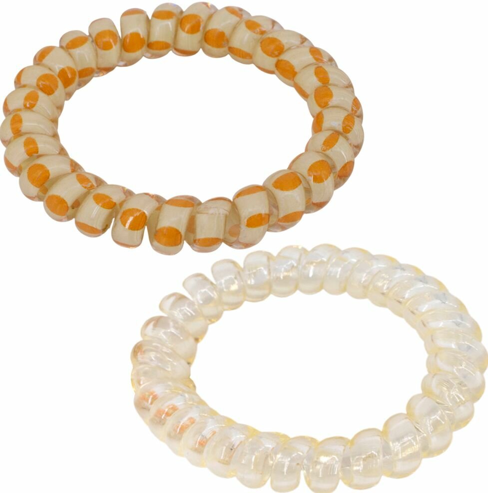 Набор разноцветных резинок для волос, спиральные резинки-пружинки женские для хвостов, акксесуары для причесок, комплект 6 штук