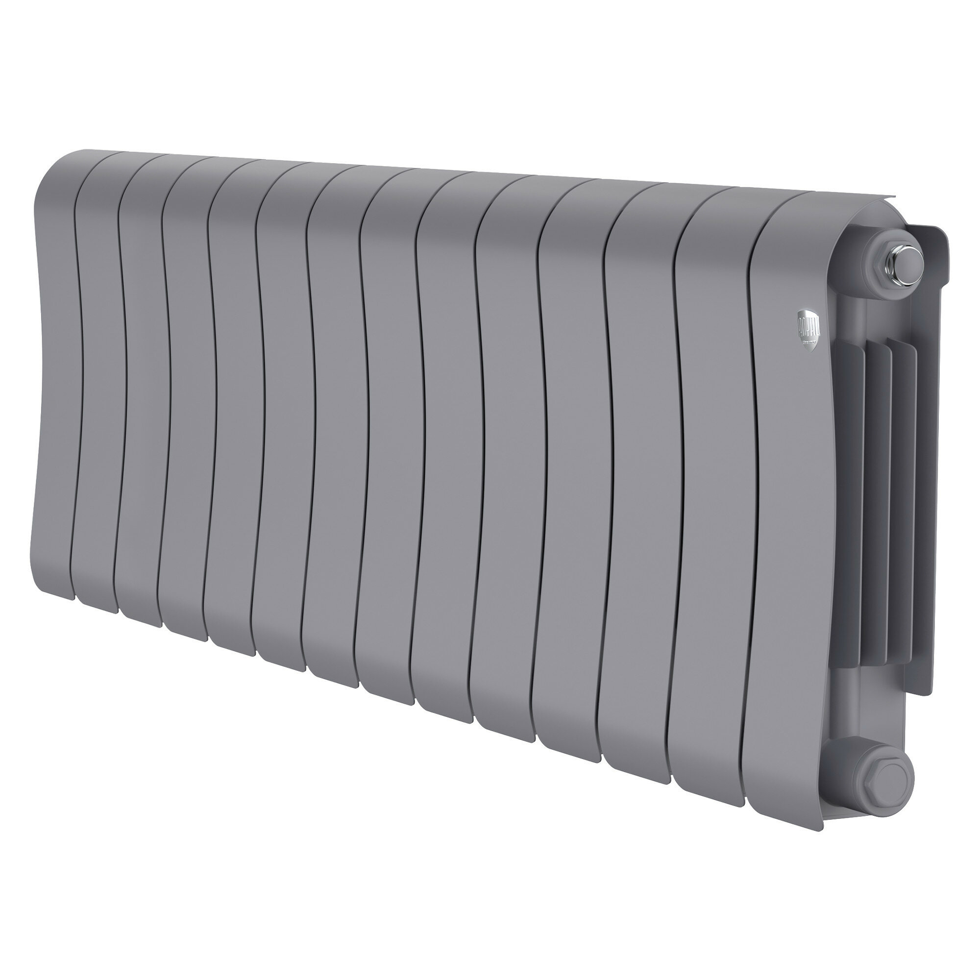 Радиатор биметаллический Royal Thermo Infinity 300 Silver Satin - 14 секц.