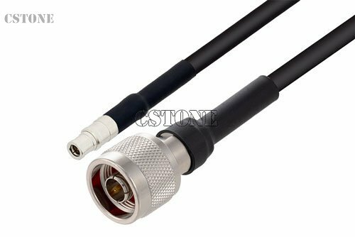 75 Ohm мини SMB штекер к 75 Ом N штыревой кабель используя 75 Ом RG59 коаксиальный с термоусадкой