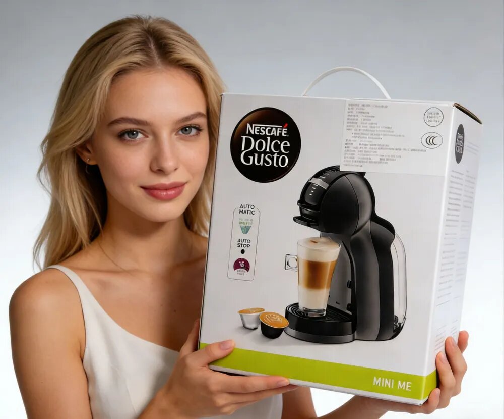 Nescafe Dolce Gusto Капсульная кофемашина MIMI/155, черный