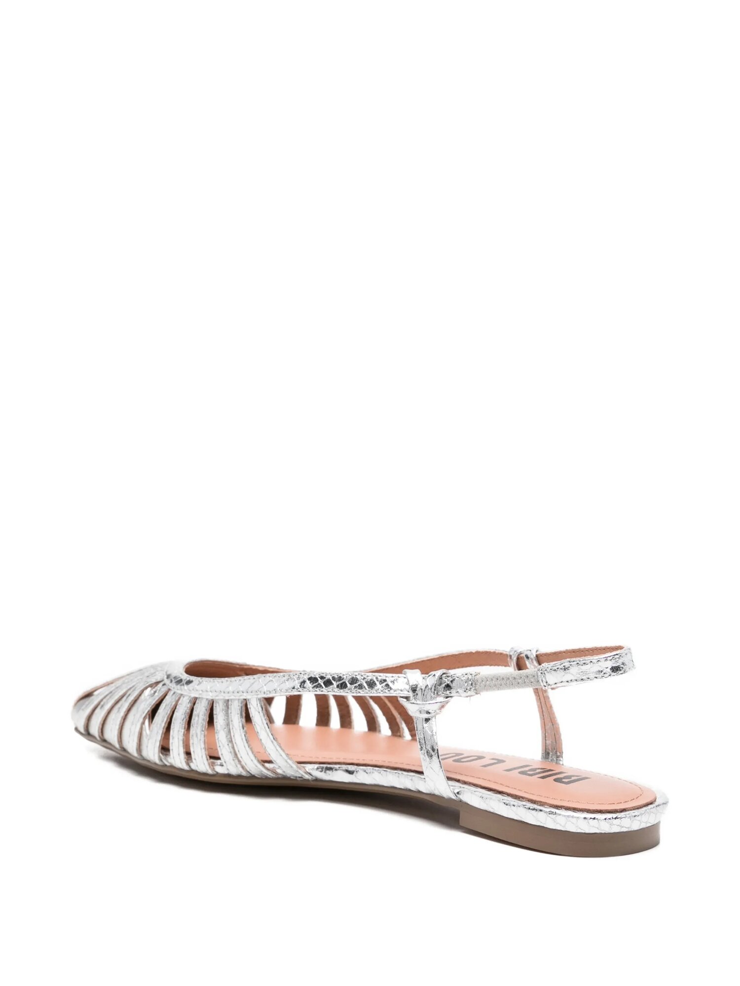 Балетки Bibi Lou Cut-out ballet flats, размер 37, Silver — фото 1