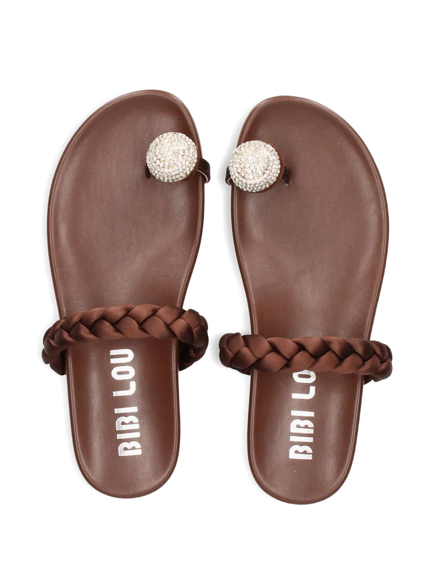 Сандалии Bibi Lou Braided rhinestone sandals, размер 39 — фото 1