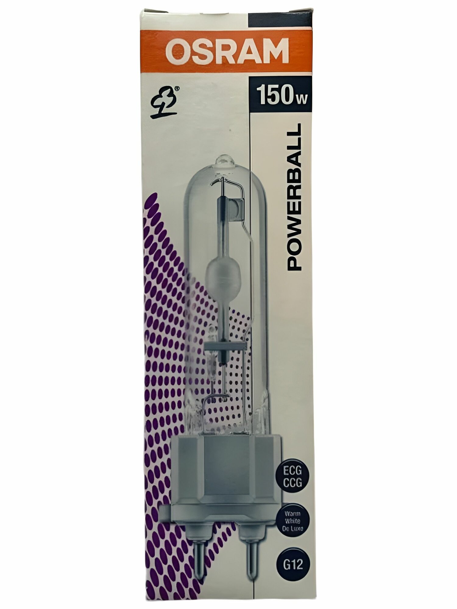 Лампа Osram HCI-T Powerball G12 150W/830 WDL Металлогалоген