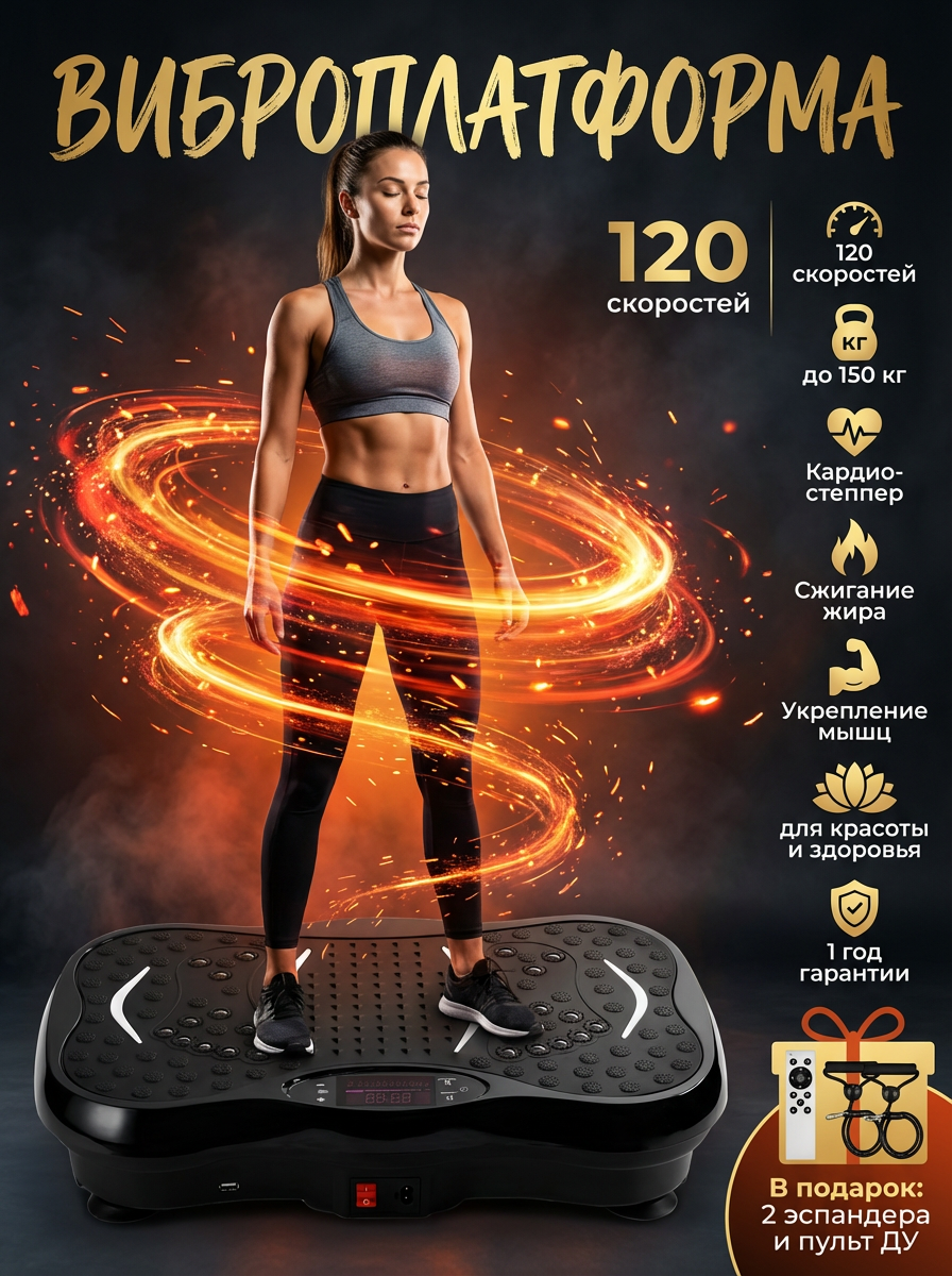 Виброплатформа для похудения, jindodo AZ-808 нагрузка 150 кг