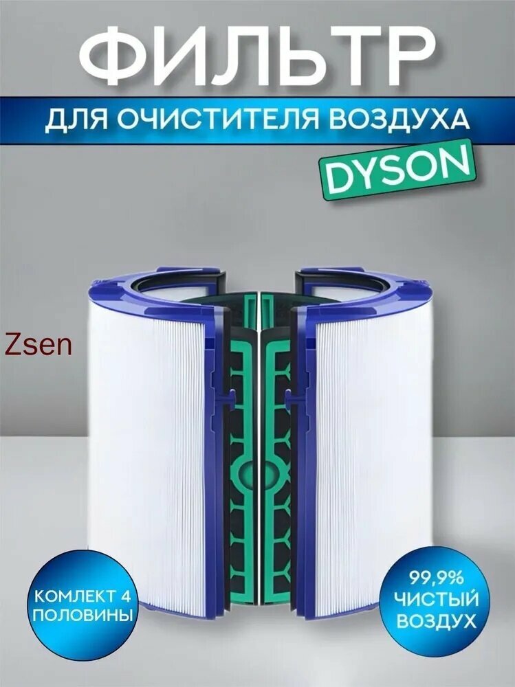 Фильтр для воздухоочистителя Dyson Pure Cool (угольный), DP04, TP04, HP04, DP05, TP05, HP05 (969048-02)