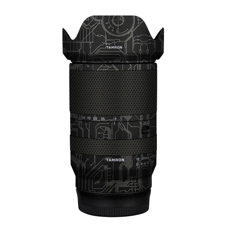 Наклейка HineFilm на объектив Tamron 18-300, Fantasy Silver