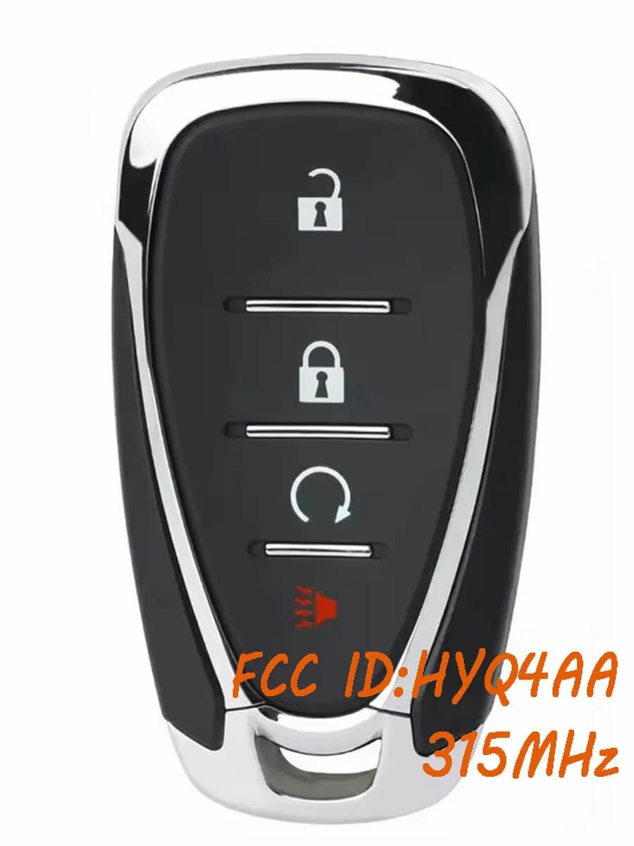 KEYKING Ключ зажигания, арт. Ключ зажигания для Chevrolet Cruze Traverse Volt Trailblazer HYQ4AA 315 МГц, 1 шт.